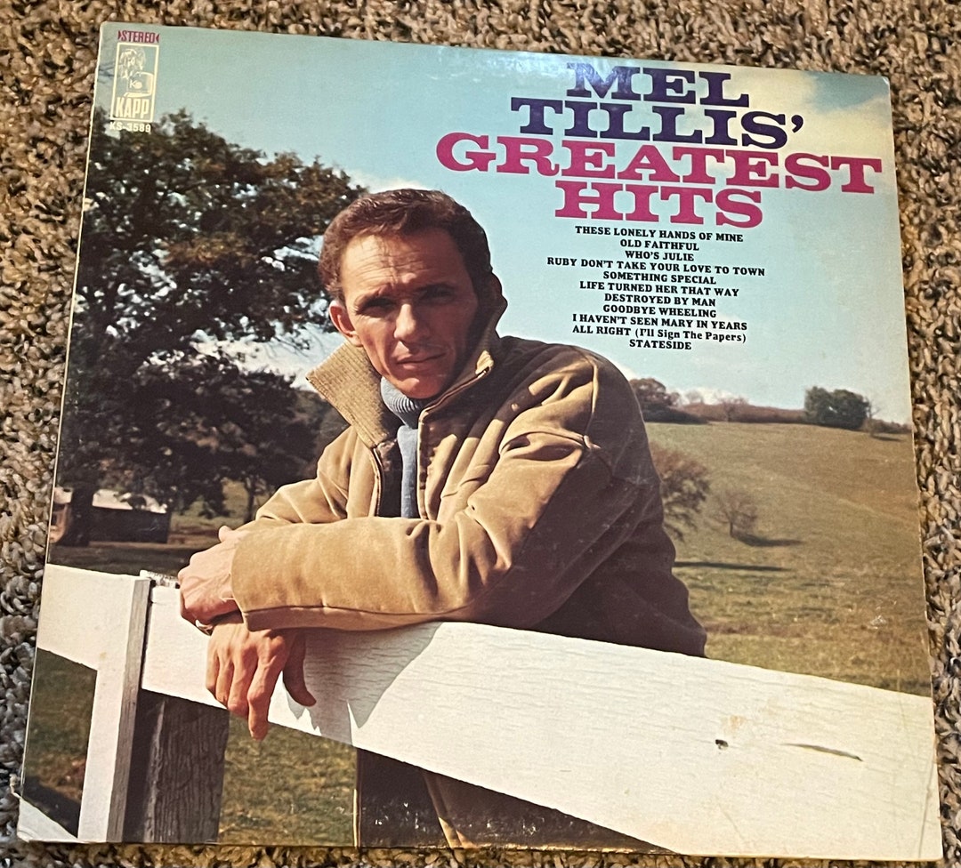 Vintage Mel Tillis Greatest Hits Vinyl Record Album - Etsy