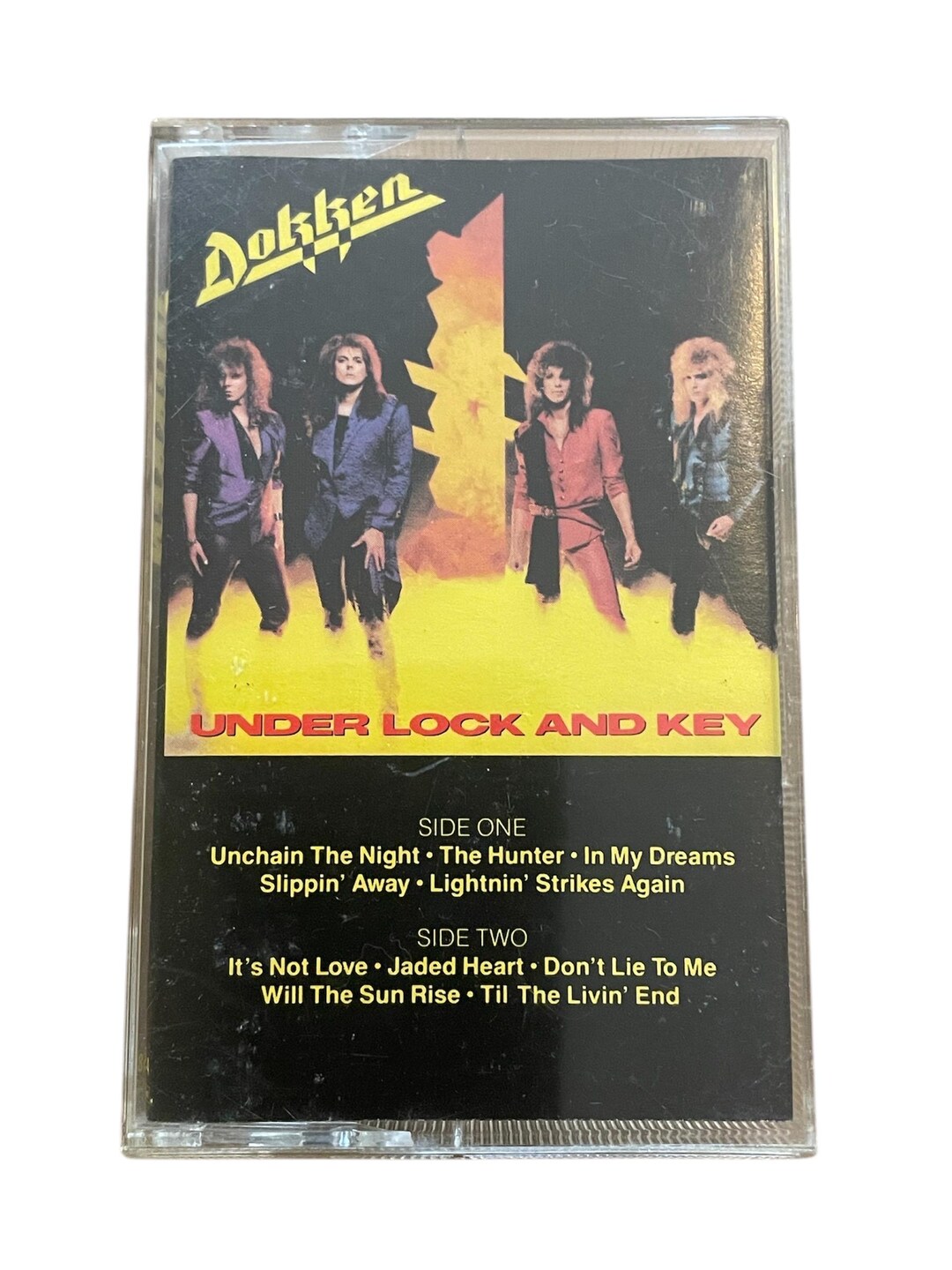 Vintage Dokken Under Lock and Key Cassette Tape 1985 - Etsy