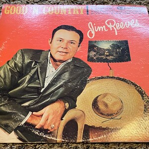 Vintage Good N Country Jim Reeves Vinyl Record Album 1963 - Etsy