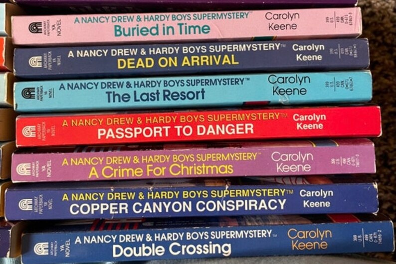 16 Vintage Nancy Drew Hardy Boys Super Mystery Books by - Etsy