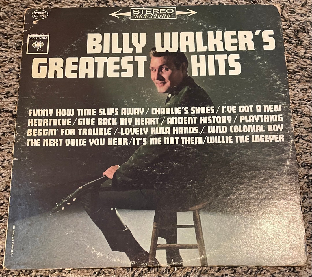 Vintage Billy Walkers Greatest Hits Vinyl Record Album 1963 - Etsy