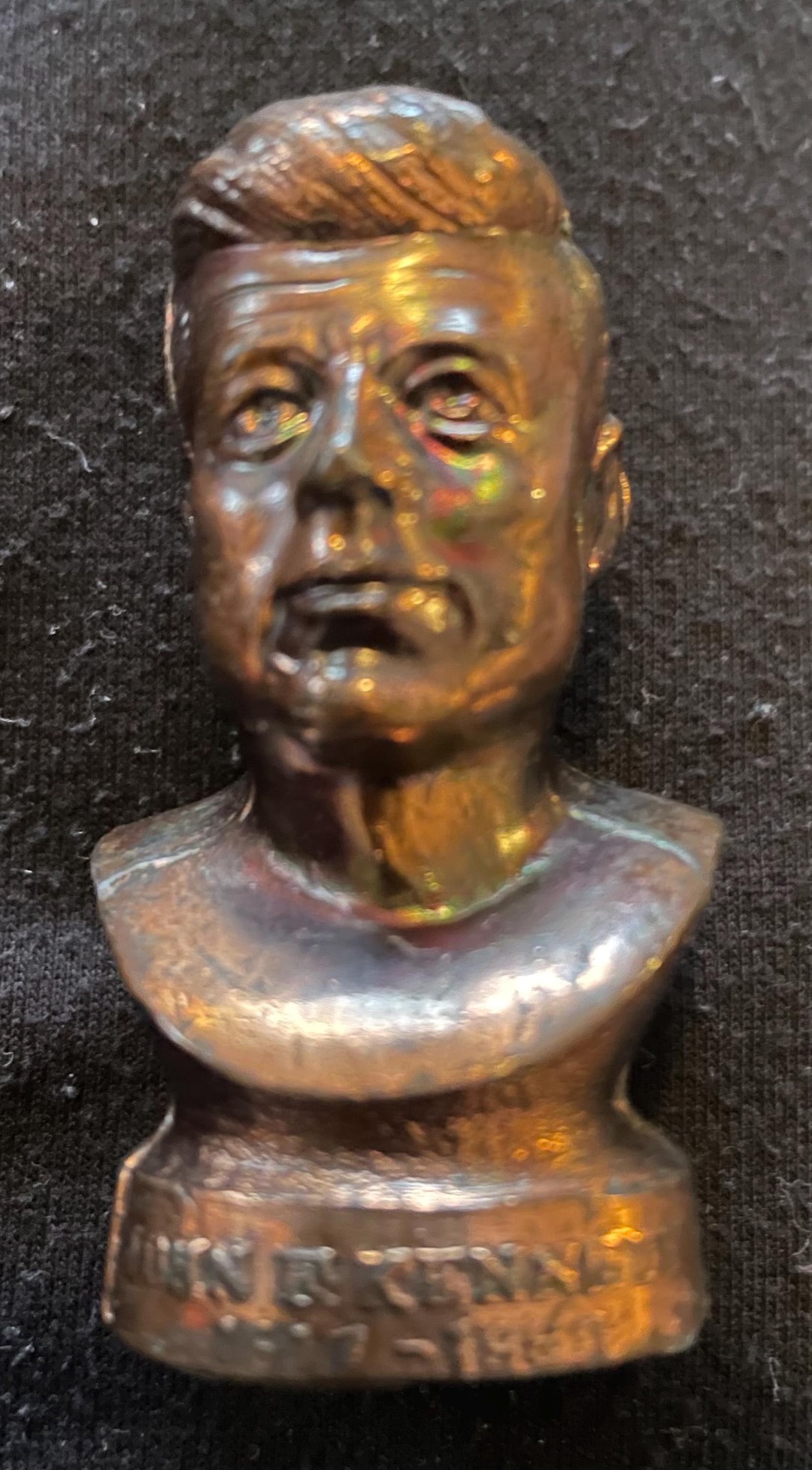 Vintage 1964 John F Kennedy Head Bust Sculpture JFK President 2.25” - Etsy