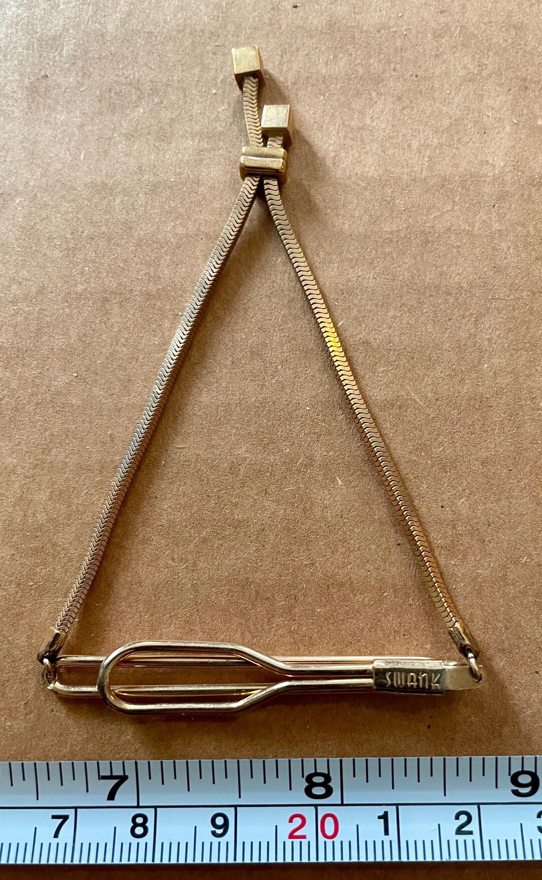 Vintage Swank Tie Clip Gold Color Jewelry - Etsy