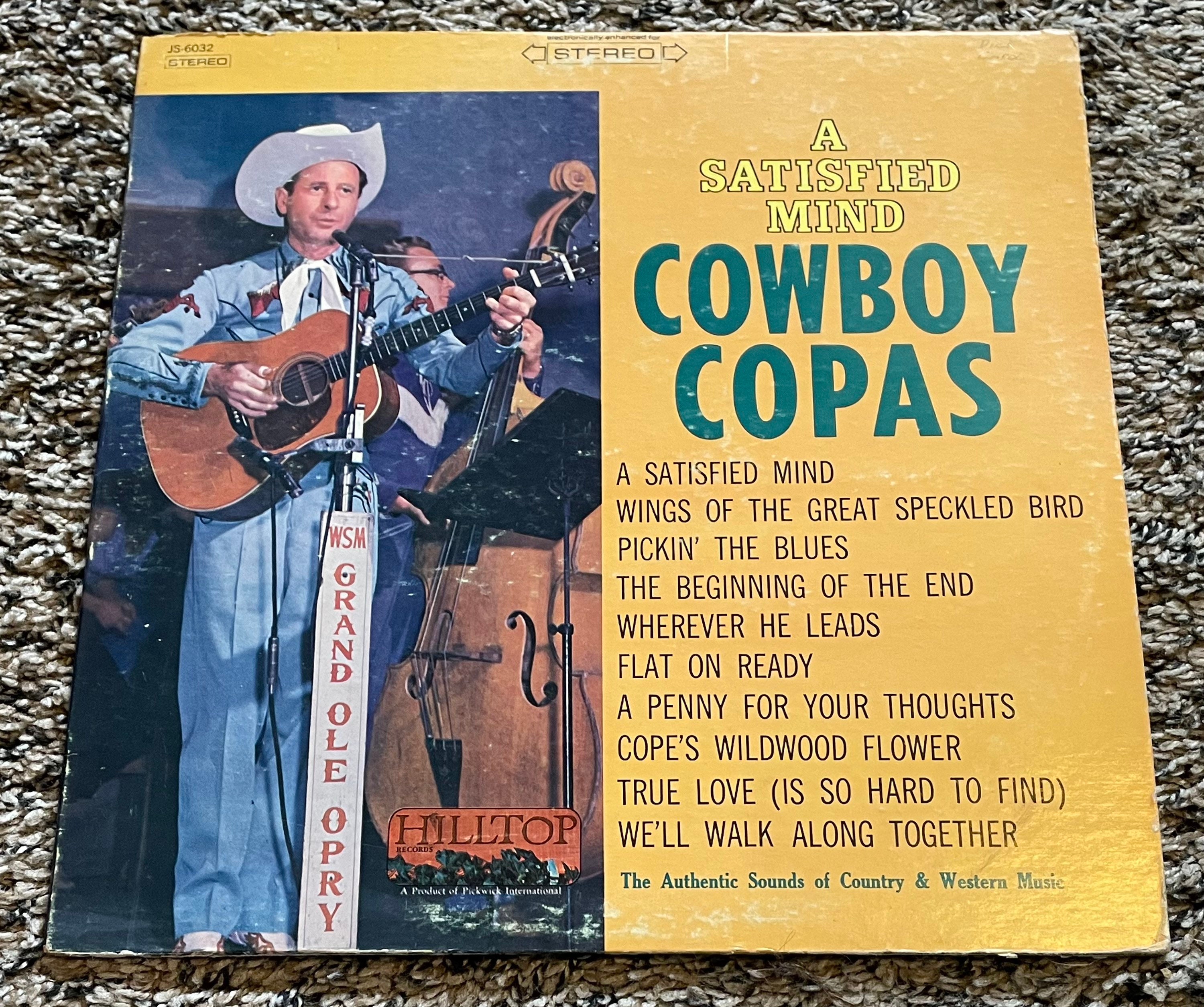 Vintage Cowboy Copas A Satisfied Mind Vinyl Record Album - Etsy