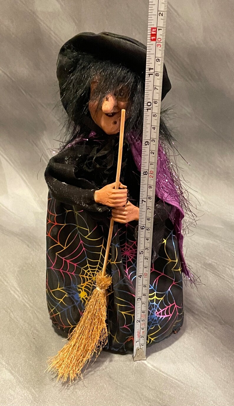 Vintage Animated Witch Decoration Witch Has a Cackling Laugh and Eyes ...