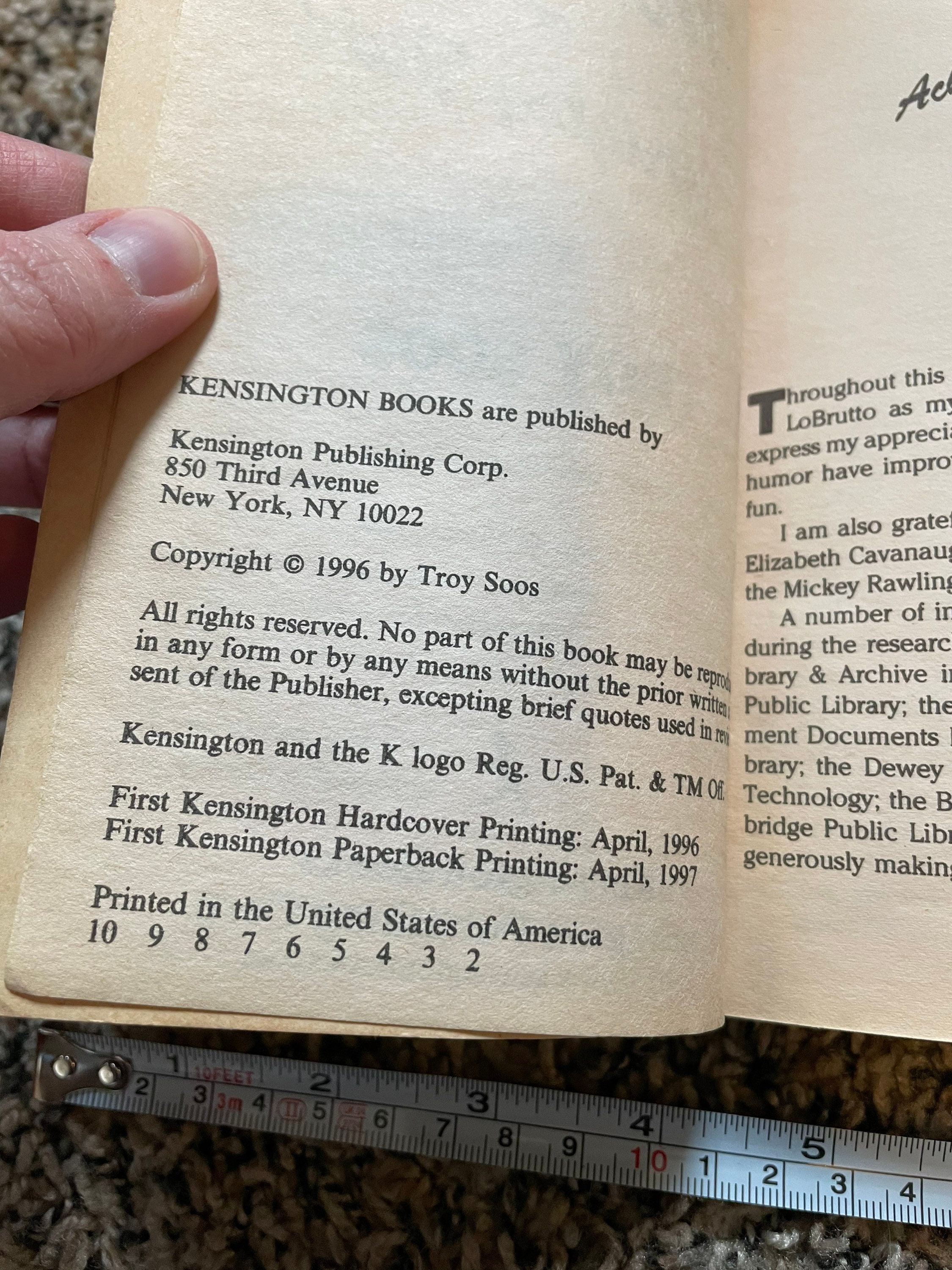 Vintage Murder at Wrigley Field by Troy Soos Book 1996 Mickey - Etsy