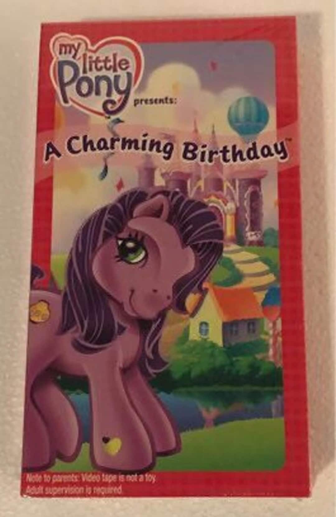 New Sealed My Little Pony VHS A Charming Birthday 2003 NOS - Etsy