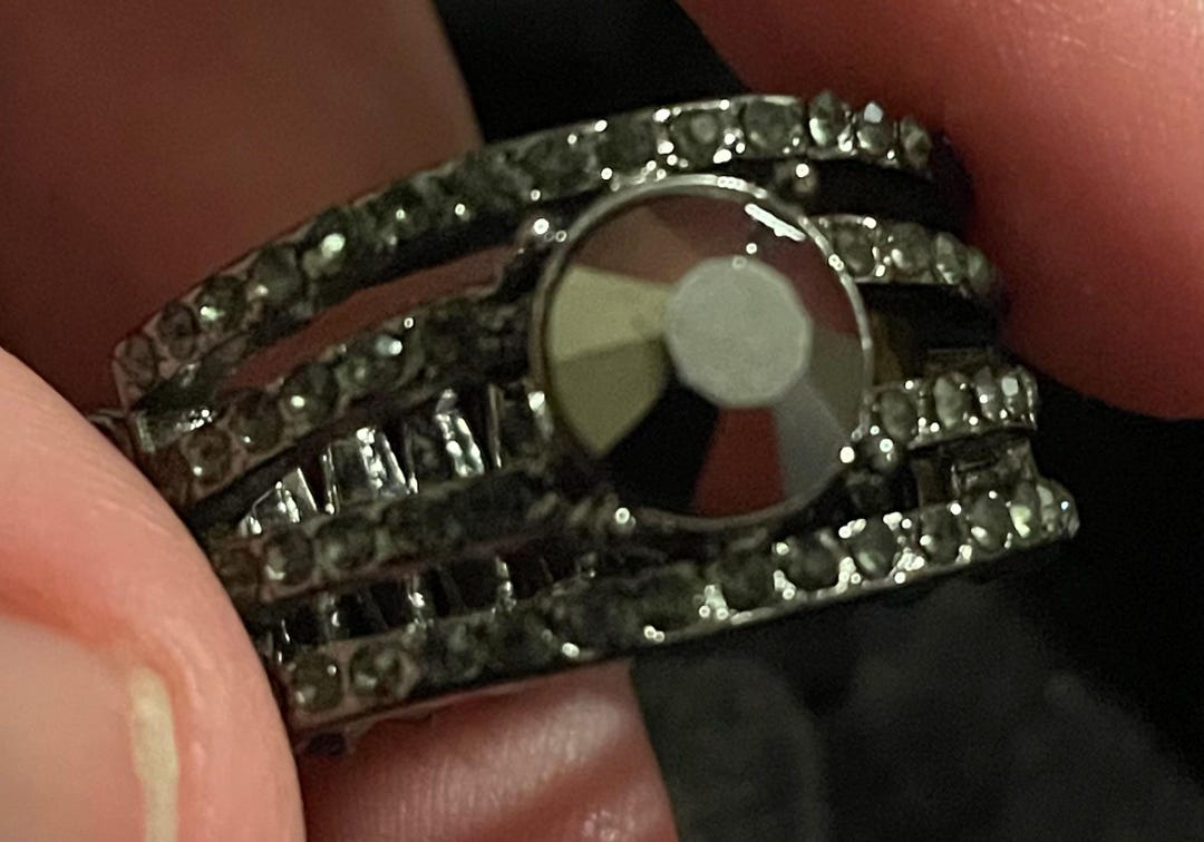 New Paparazzi Ring Downtown Diva Black Jewelry - Etsy