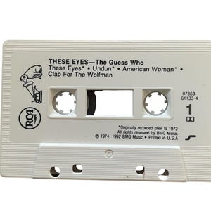 Vintage These Eyes the Guess Who Cassette Tape 1992 - Etsy