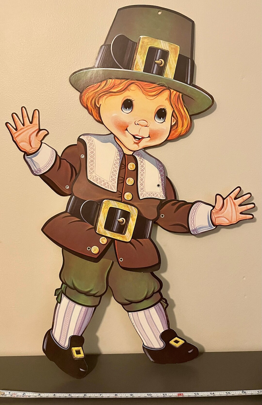 Vintage Beistle Jointed Pilgrim Boy 1986 Thanksgiving - Etsy