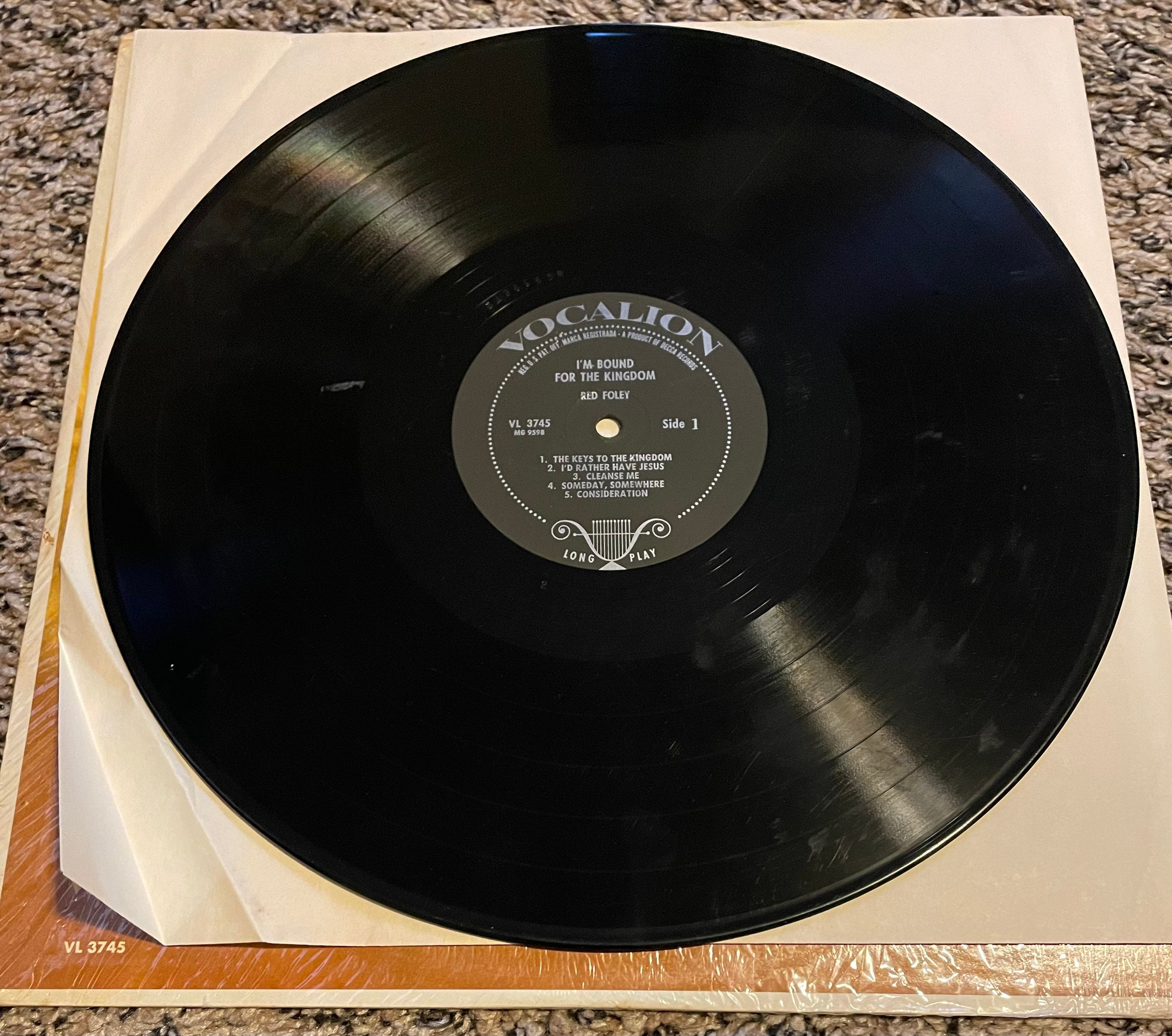 Vintage Red Foley Im Bound for the Kingdom Vinyl Record Album - Etsy