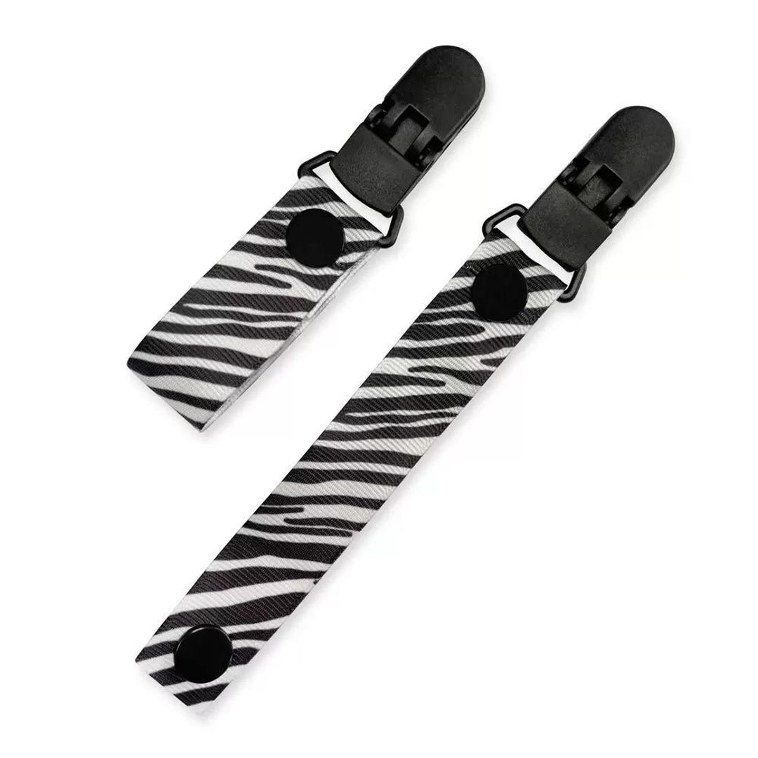 Zebra Print Roll up Clip, Animal Design Tube Holder, Infusion Tube ...