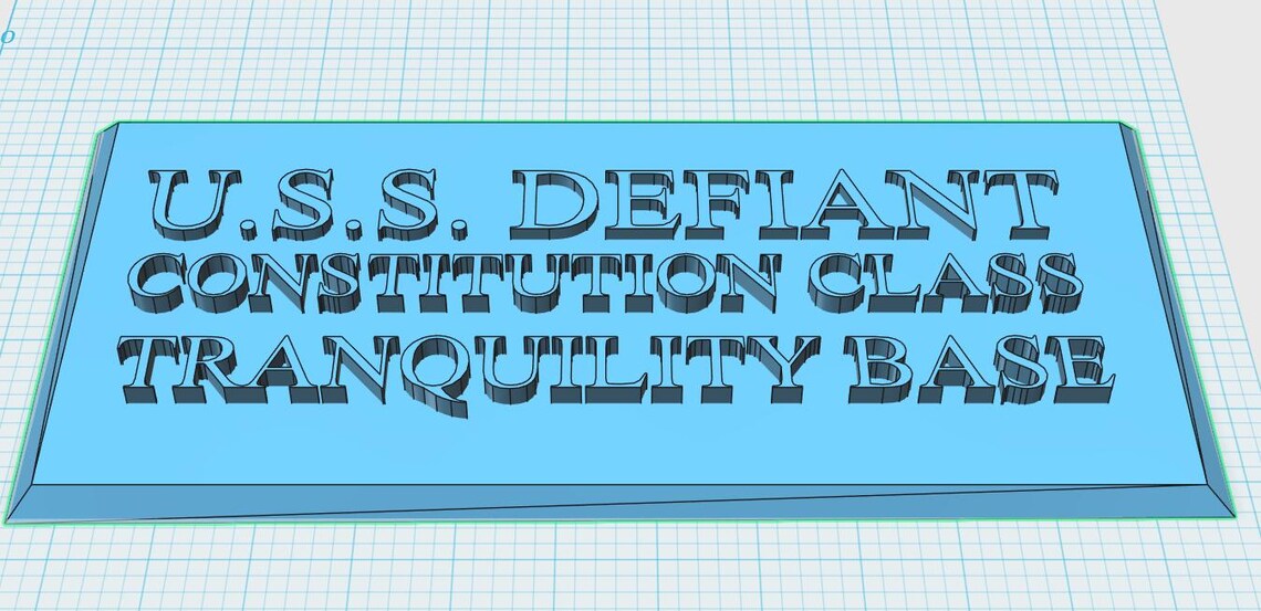 USS Defiant Dedication Plaque - Etsy