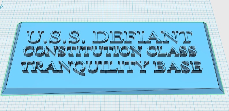 USS Defiant Dedication Plaque - Etsy