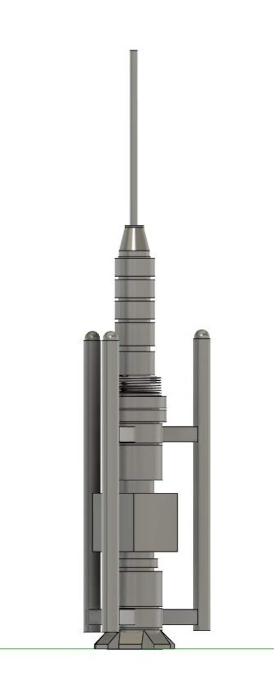 Star Wars Moisture Vaporator 3D Model Perfect for 3 3/4" Action Figures ...