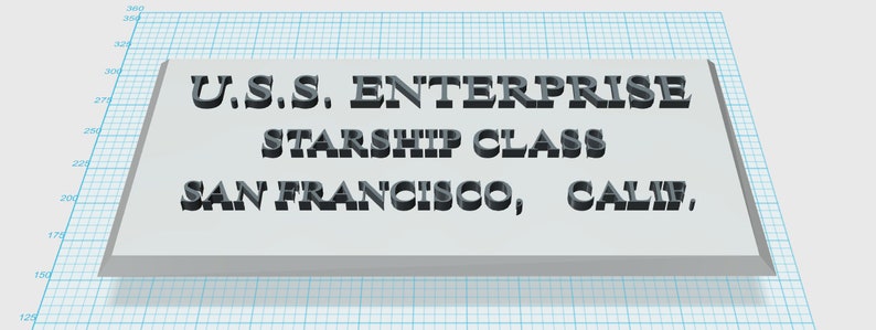 U.S.S Enterprise Dedication Plaque - Etsy