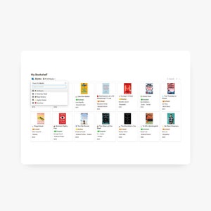 The Ultimate Notion Reading List Template | All-in-one Dashboard | Book ...