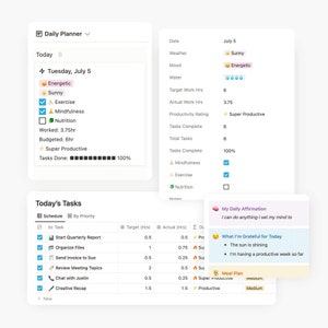 The Ultimate Notion Planner Template (daily, Weekly, Monthly) | All-in ...