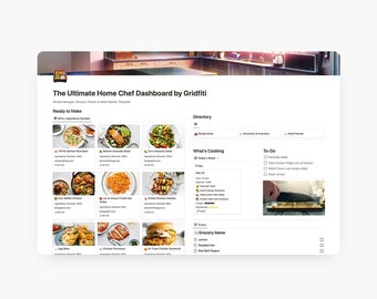 Anime Cafe Notion Dashboard Template | All-in-one Aesthetic Life ...