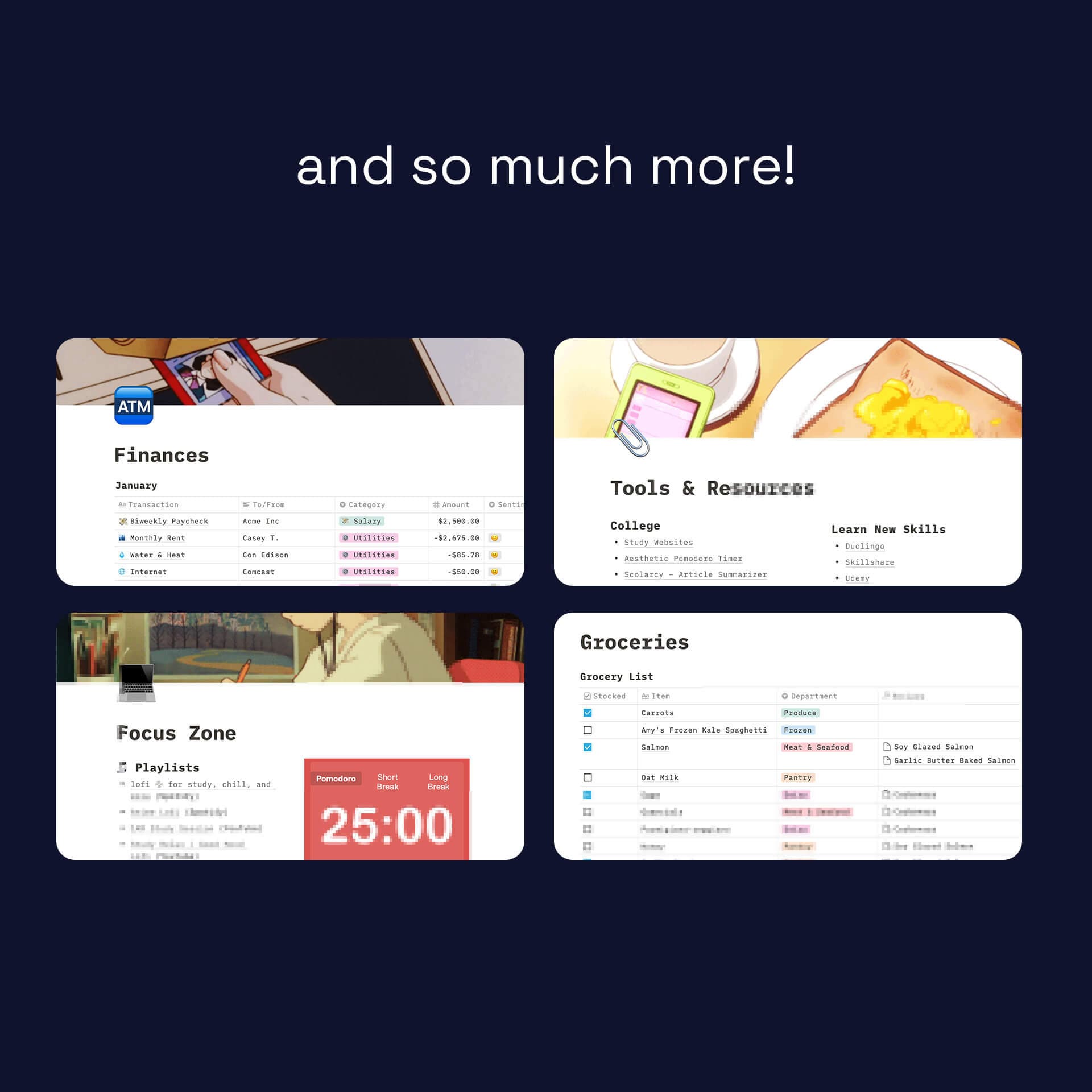 Anime Cafe Notion Dashboard Template All-in-one Aesthetic - Etsy