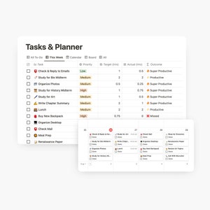 Student OS Notion Template | All-in-one Dashboard | Assignment Tracker ...