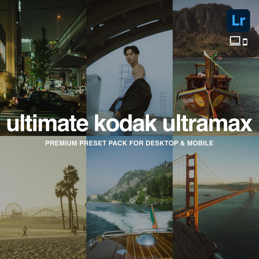 The Ultimate Kodak Ultramax Lightroom Preset Pack | Mobile & Desktop ...