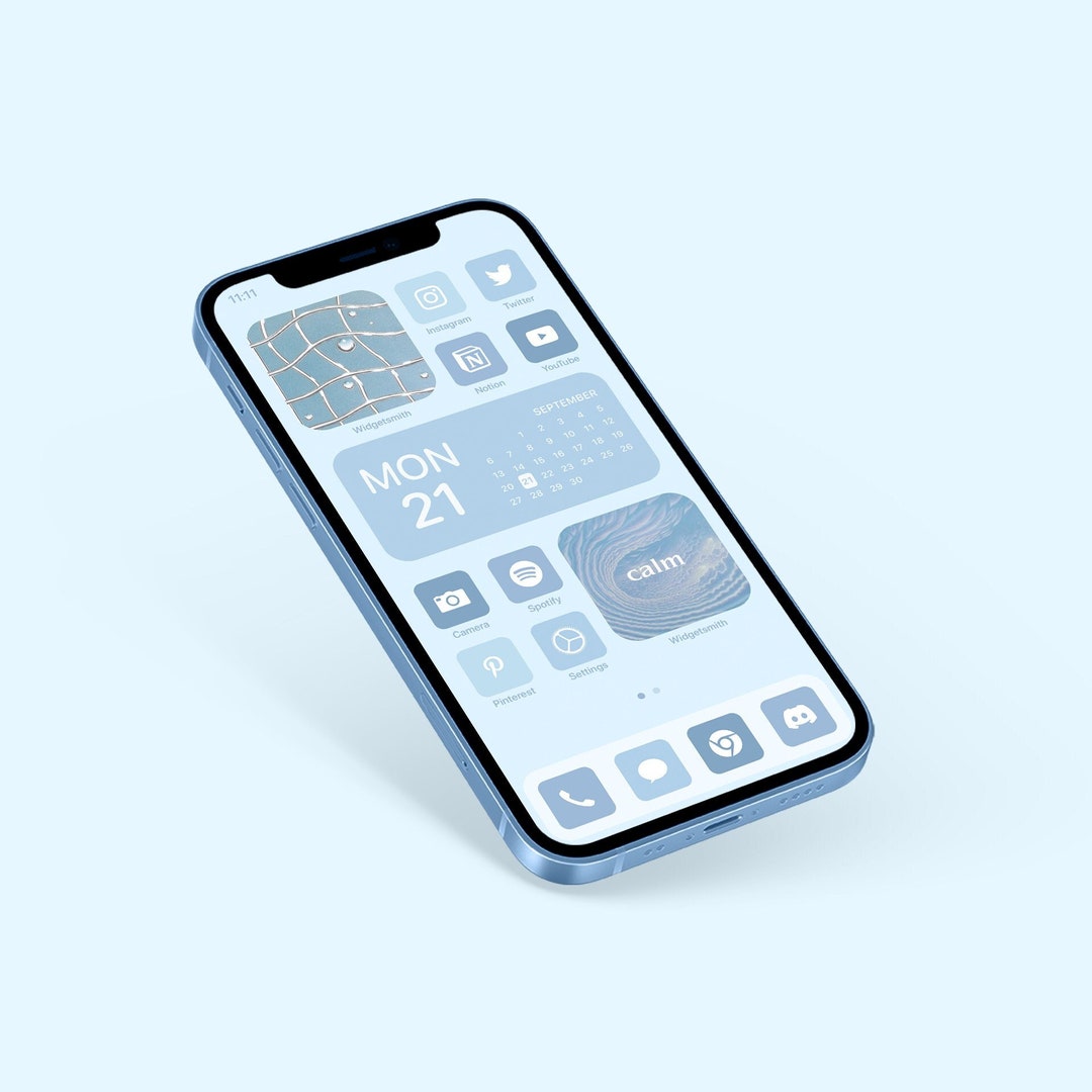 Sierra Blue iPhone 13-themed App Icons for iPhone & iPad - Etsy