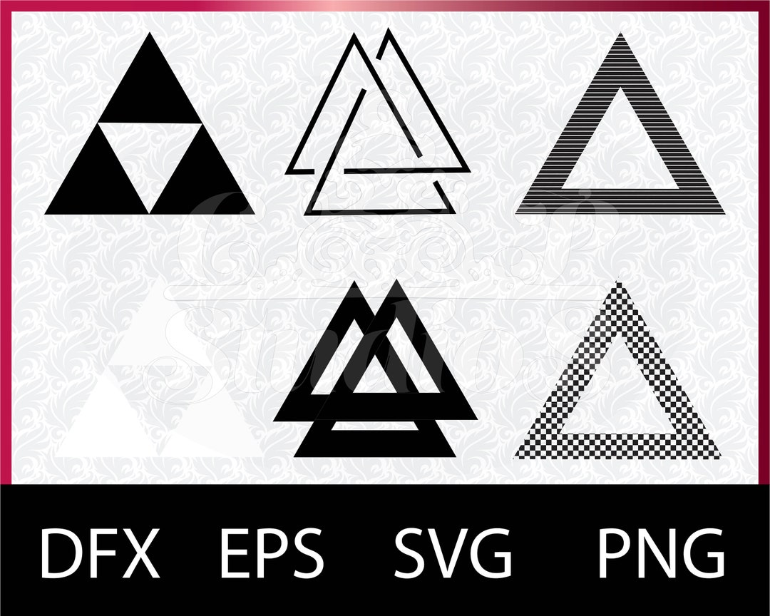 Many Triangles Svg | Png | Jpg | Instant Download - Etsy