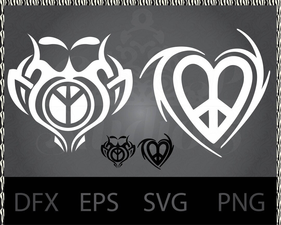 Heart of Peace | Heart Png | Heart Clipart | Peace Symbol Svg | Peace ...