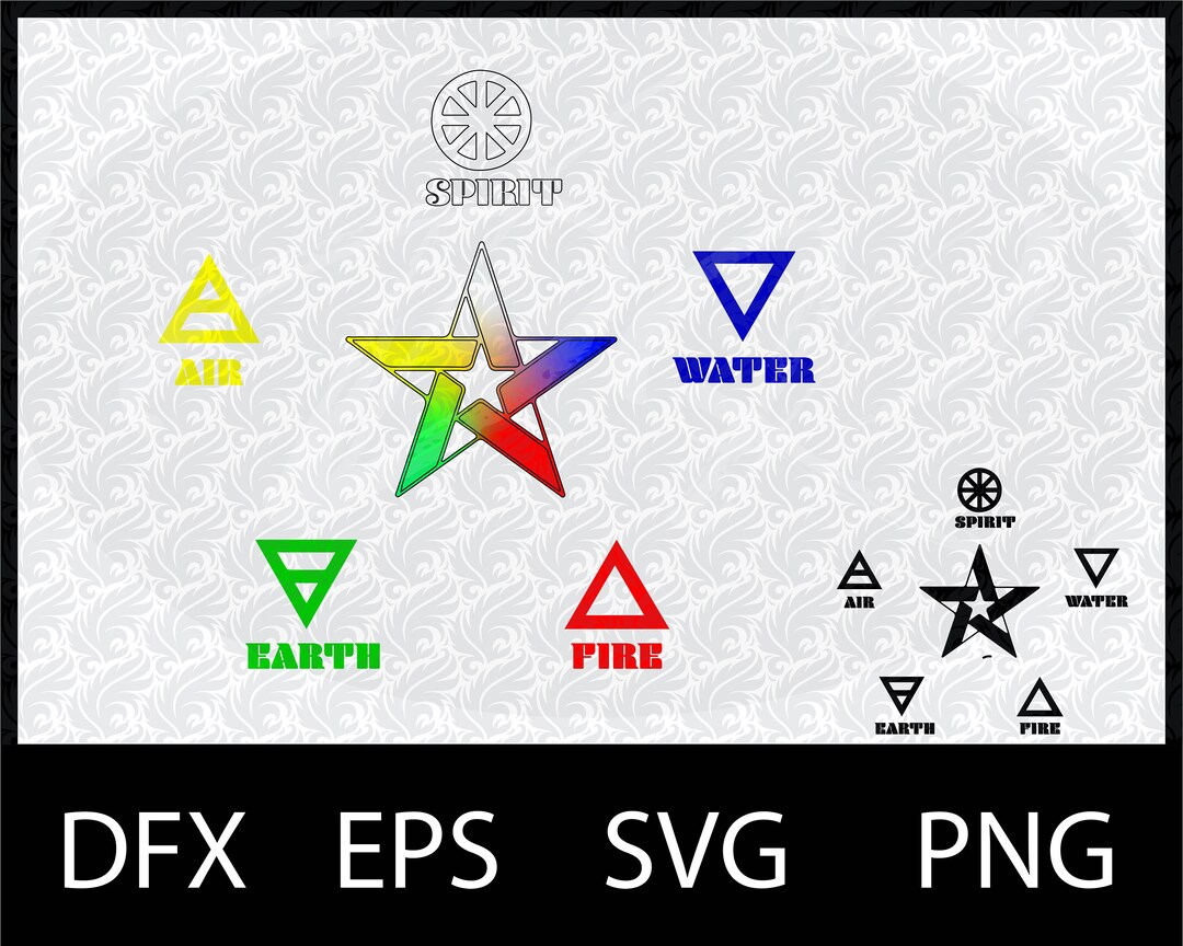 5 Element Svg - Etsy