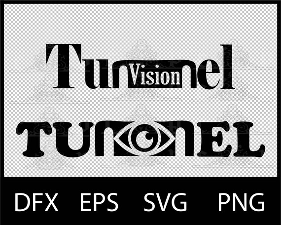 Tunnel Vision Motivational Quote Svg Vision Svg | Etsy
