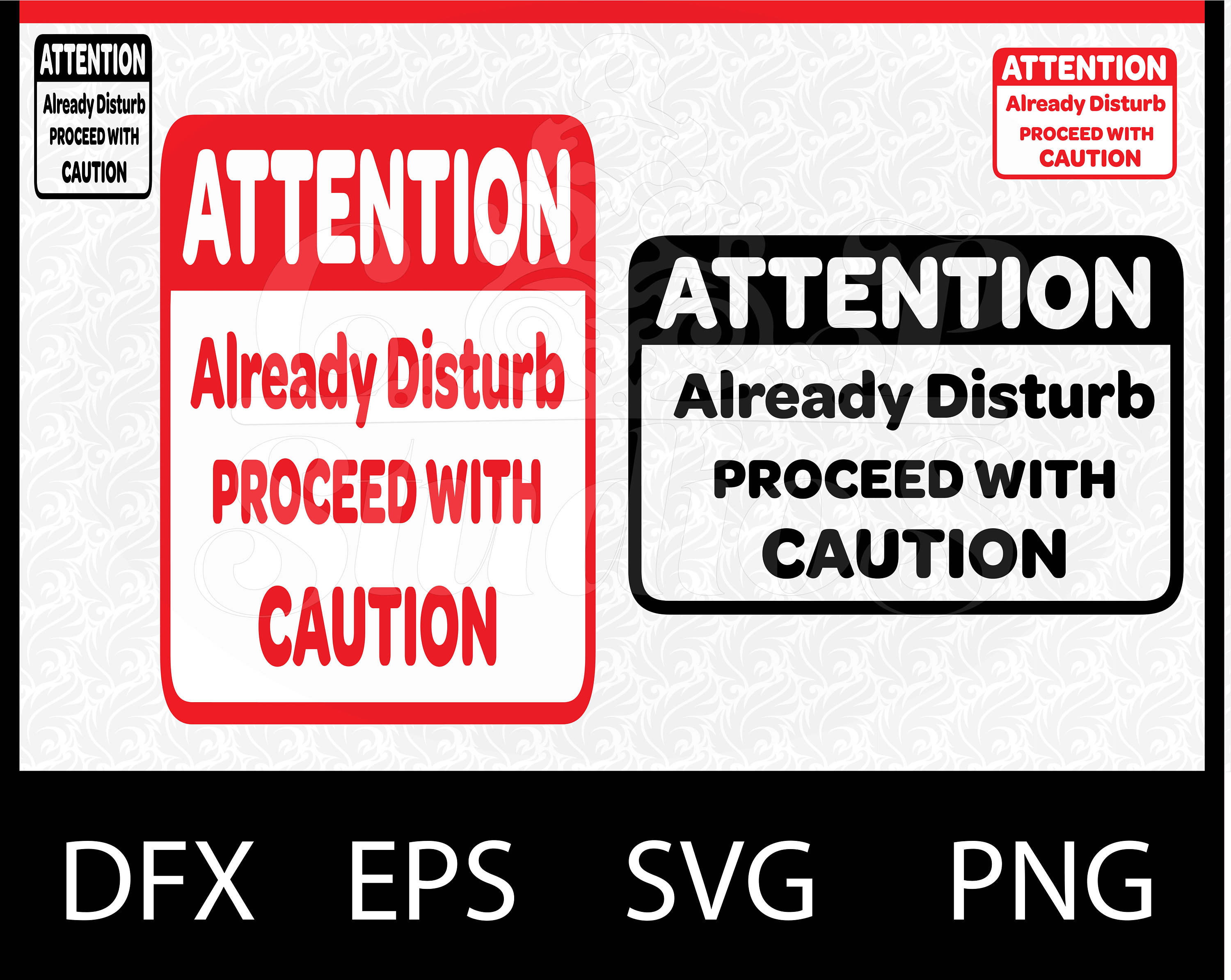 Warning Proceed With Caution