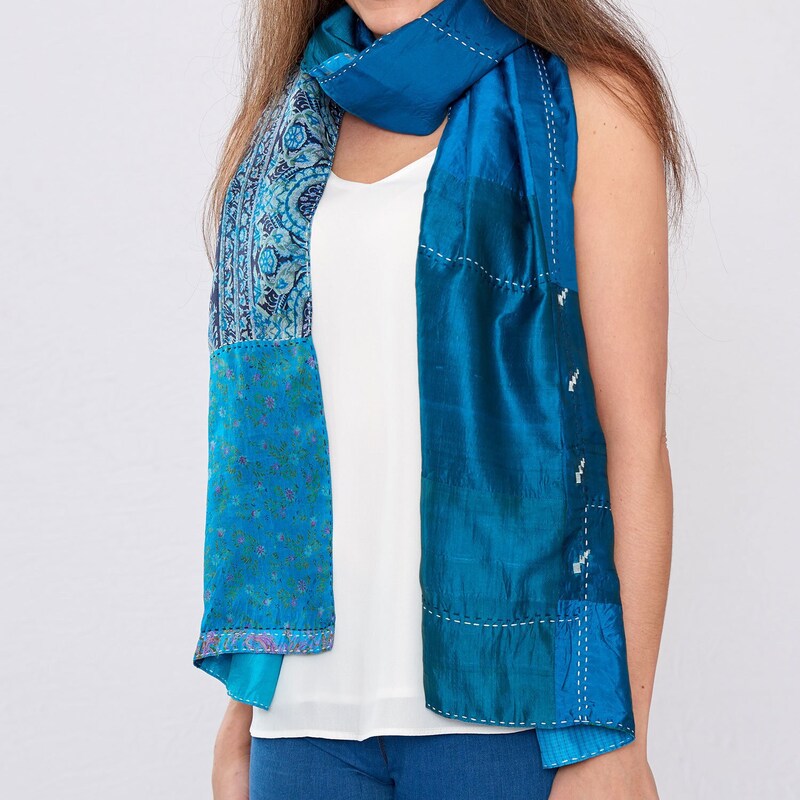 Indian Silk Scarf - Etsy