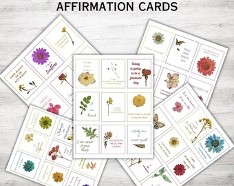 Positive Affirmation Card Deck, Cards for Law of Attraction, Vision ...
