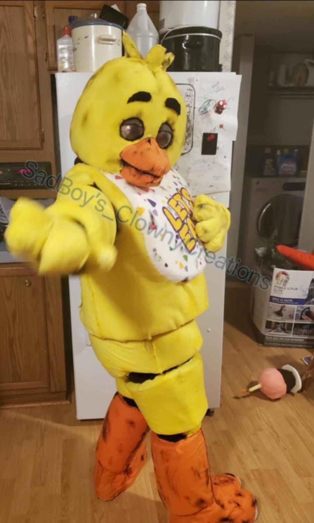 Fnaf Chica Costume Custom Chica Cosplay Costume (Maid) From Five