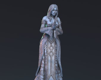 Undine, Human Form Fantasy Miniature Elemental Sorceress Witch Pin up ...