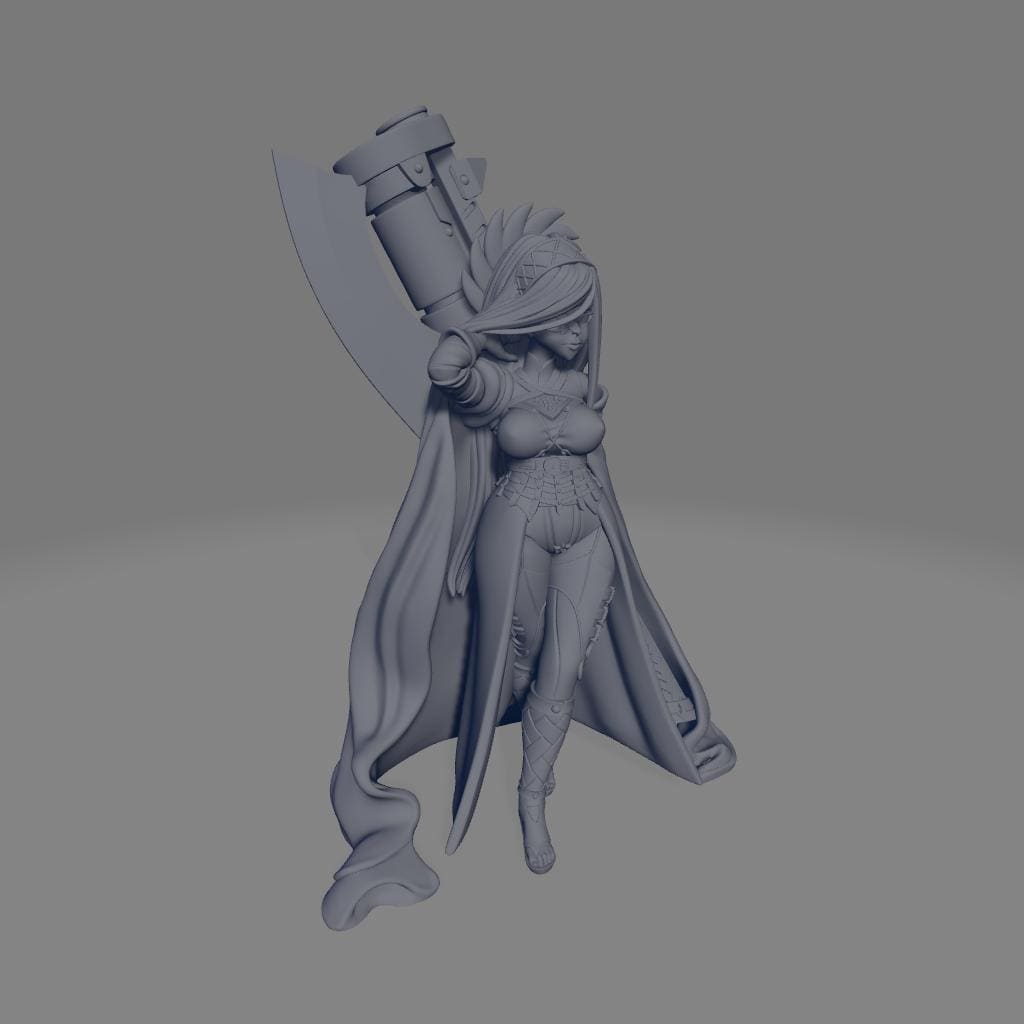 Celeste | Dnd Female Fantasy Nun Gunner Warrior Pinup Miniature | 40mm ...