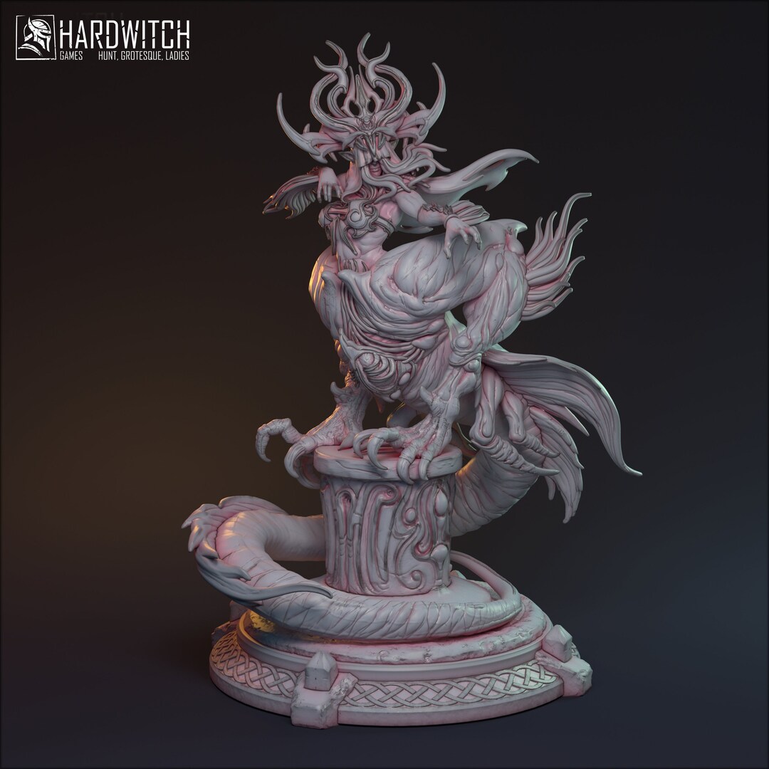 Sarabi | Dnd Female Demon Monster Girl Abberation Pin up Miniature ...