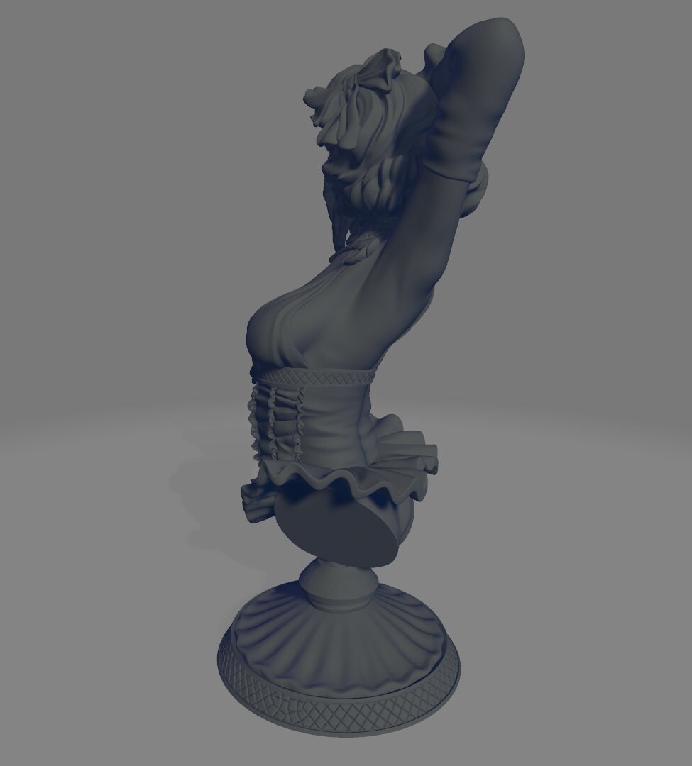 Grogella Bust Female Fantasy Bust Pin up Miniature by Hold My Miniature - Etsy