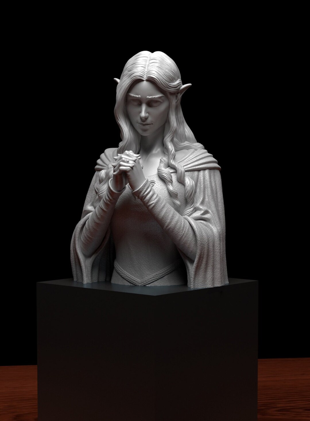 The White Leaf Bust | Fantasy Bust 75mm Magic Lands | by Nocturna ...