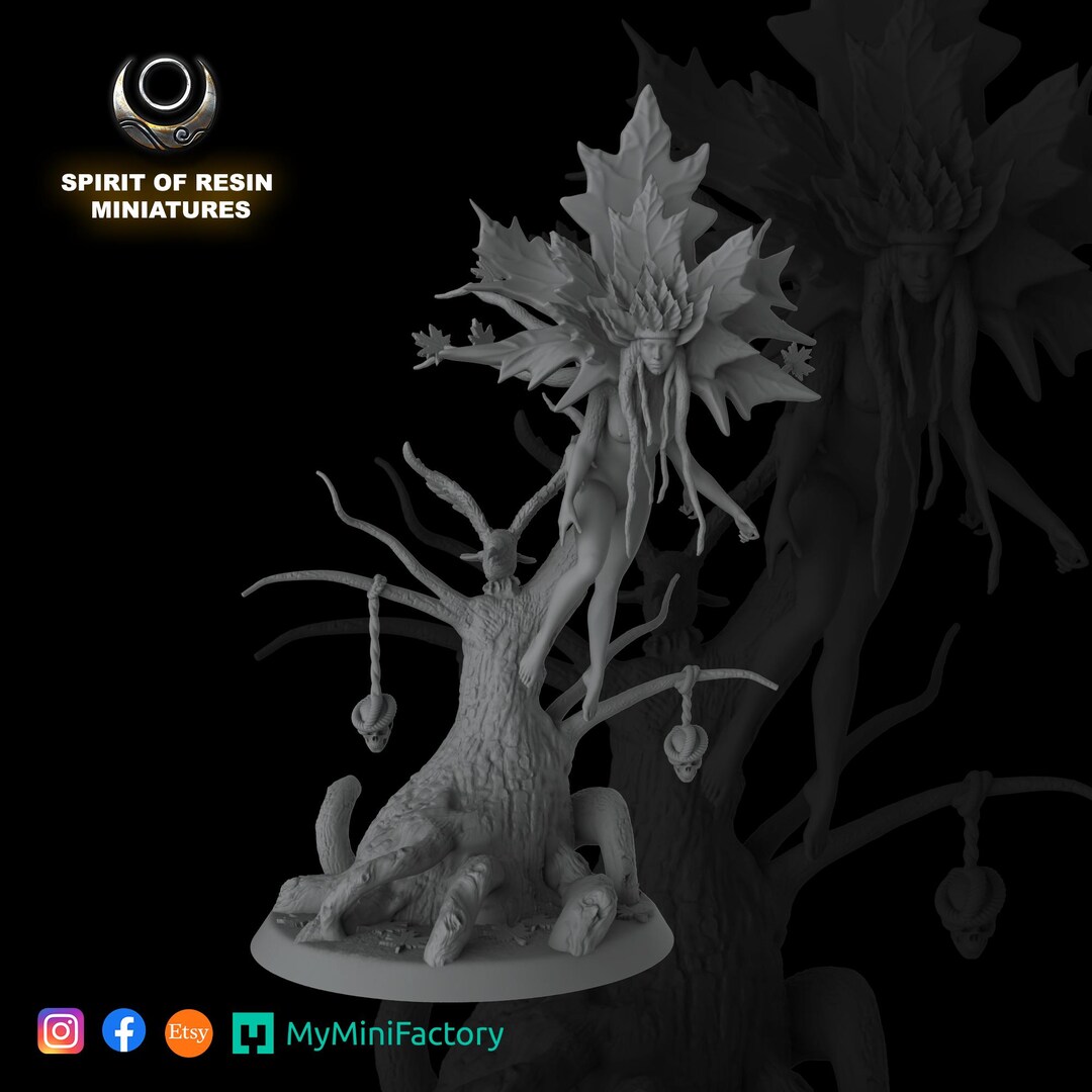 Forest Queen & Servants | Dnd Fantasy Forest Elemental Monster ...