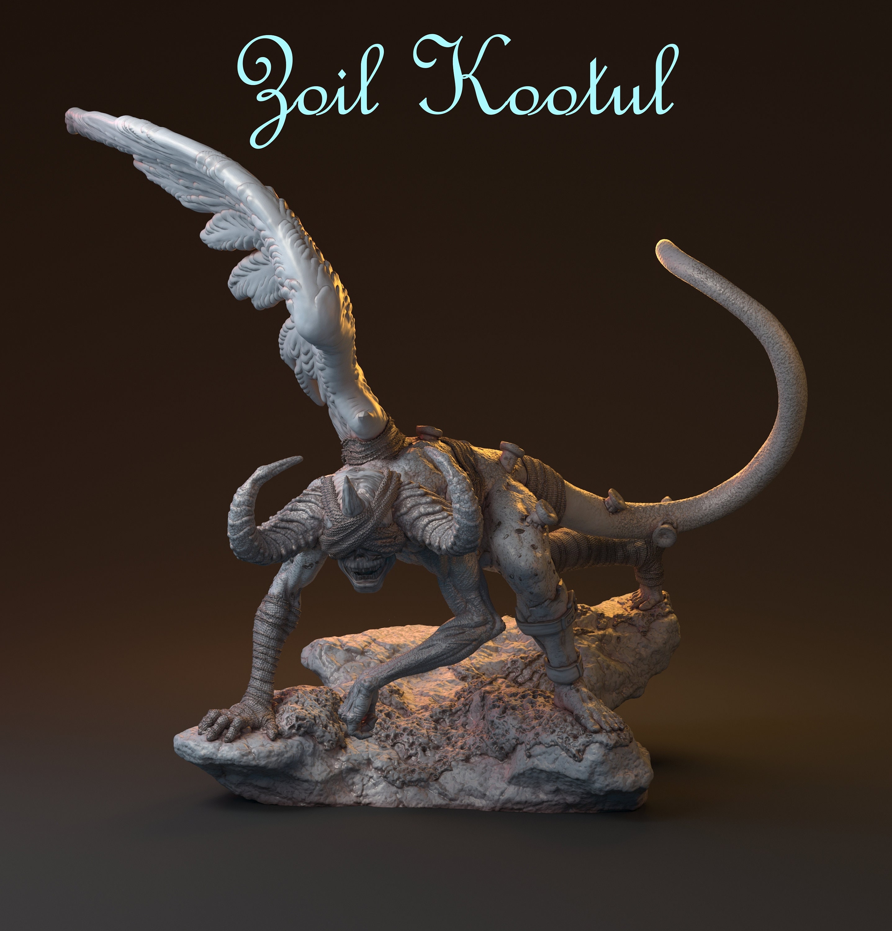 Manakane Aytress Female Fantasy Miniature Dnd Demoness Fighter Warrior ...