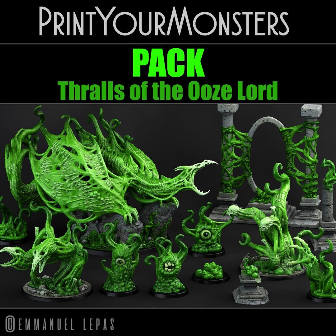 Thralls of the Ooze Lord Pack | Dnd Slime Ooze Collectible Monster ...