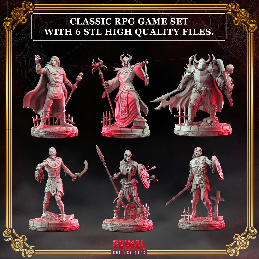 Rise of the Death Lord Bundle 32mm / 54mm / 75mm by PRIMAL Collectibles ...