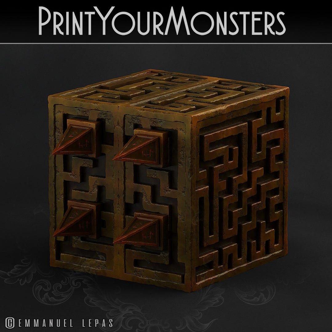 The Atrocity Cube | Dnd Stone Terrain Building Elemental Miniatures ...