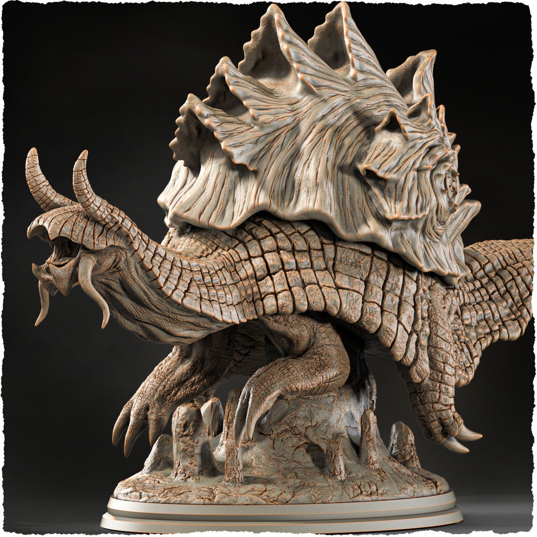 Sea Snail Dragon | Large Scale Monster Miniature Dragon Miniature 100mm ...