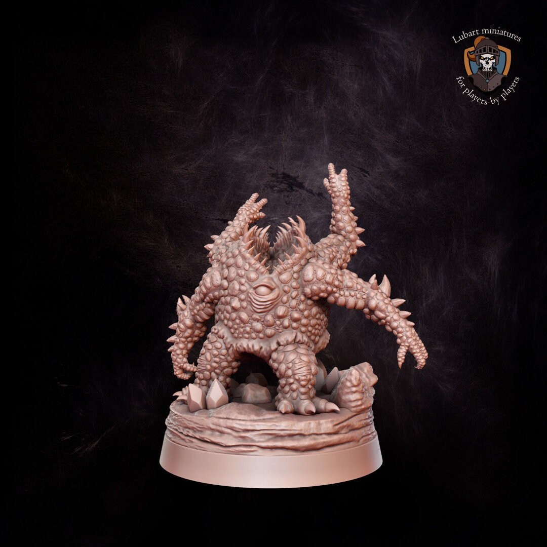 Xorn | Fantasy Dnd Monster 40mm Miniature Dnd Miniature Tabletop Model ...