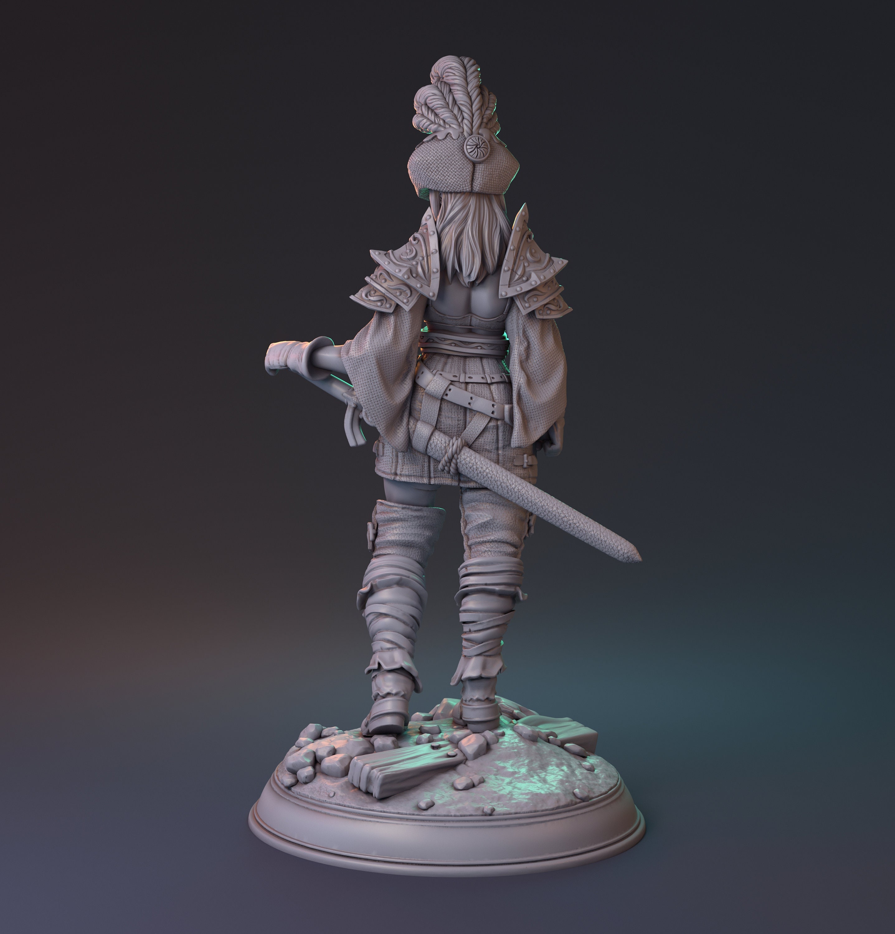 Cassandra Werns Fantasy Miniature Pirate Buccaneer Dnd 3d Resin Printed ...