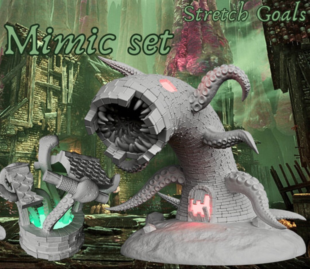 Monster Mimic Sets Dnd Furniture Mimic Miniatures by Solaris Game ...