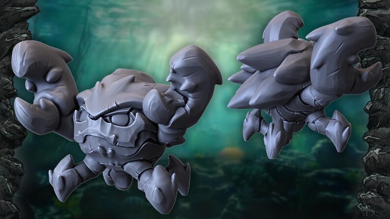 Crab | Dnd Crustacean Monster Miniature | 32mm | by Codex Universalis ...